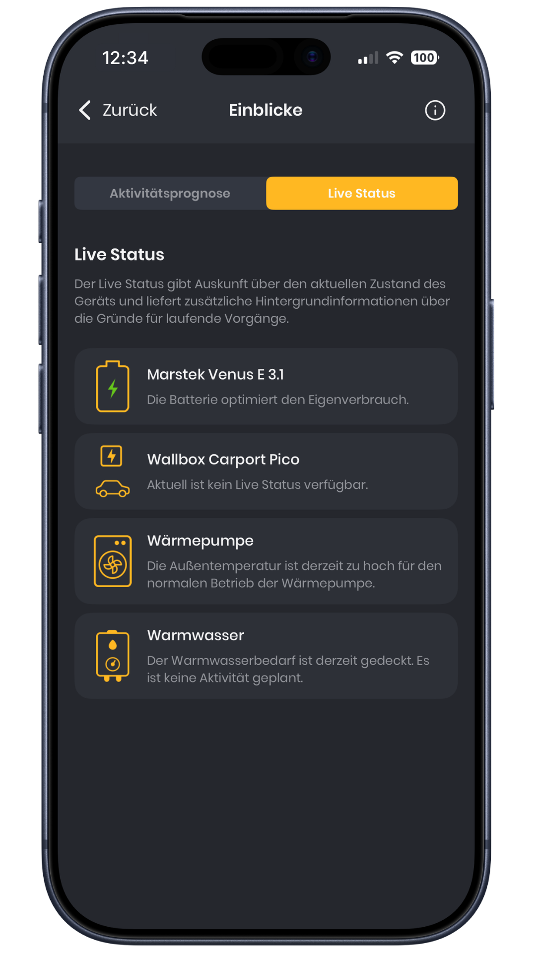 Aria - Intelligente Energieoptimierung für dein Zuhause – Solar Manager
