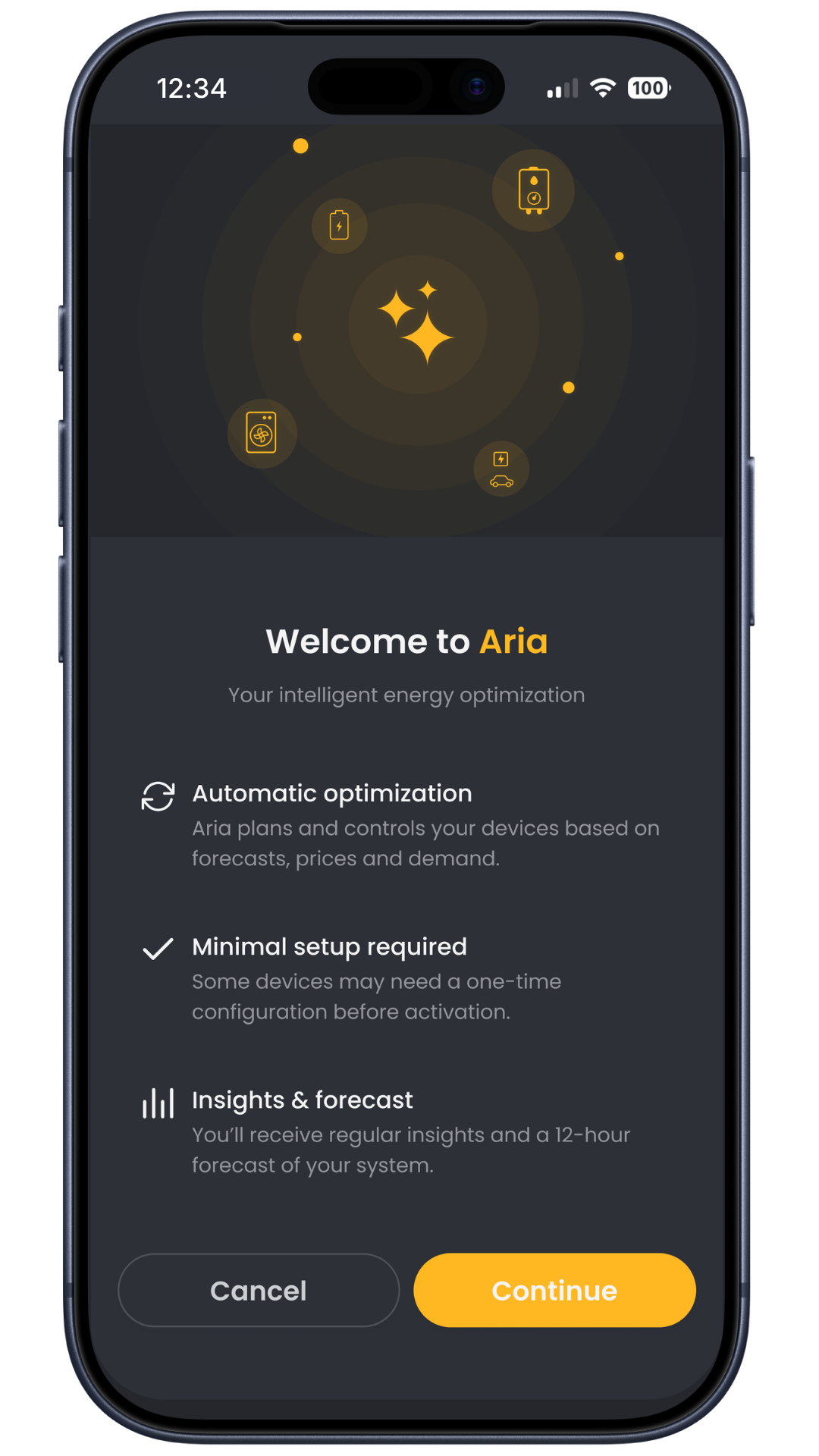 Aria - Intelligente Energieoptimierung für dein Zuhause – Solar Manager
